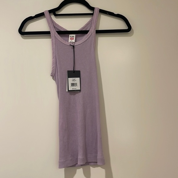 Re/Done | Tops | Redone X Hanes Ribbed Tank | Poshmark